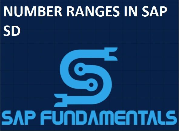 Number Ranges In SAP SD